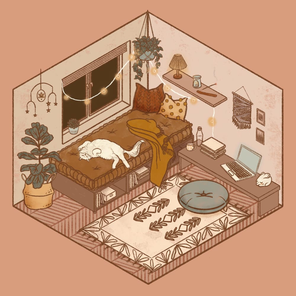 Isometric Room | Skillshare Student Project