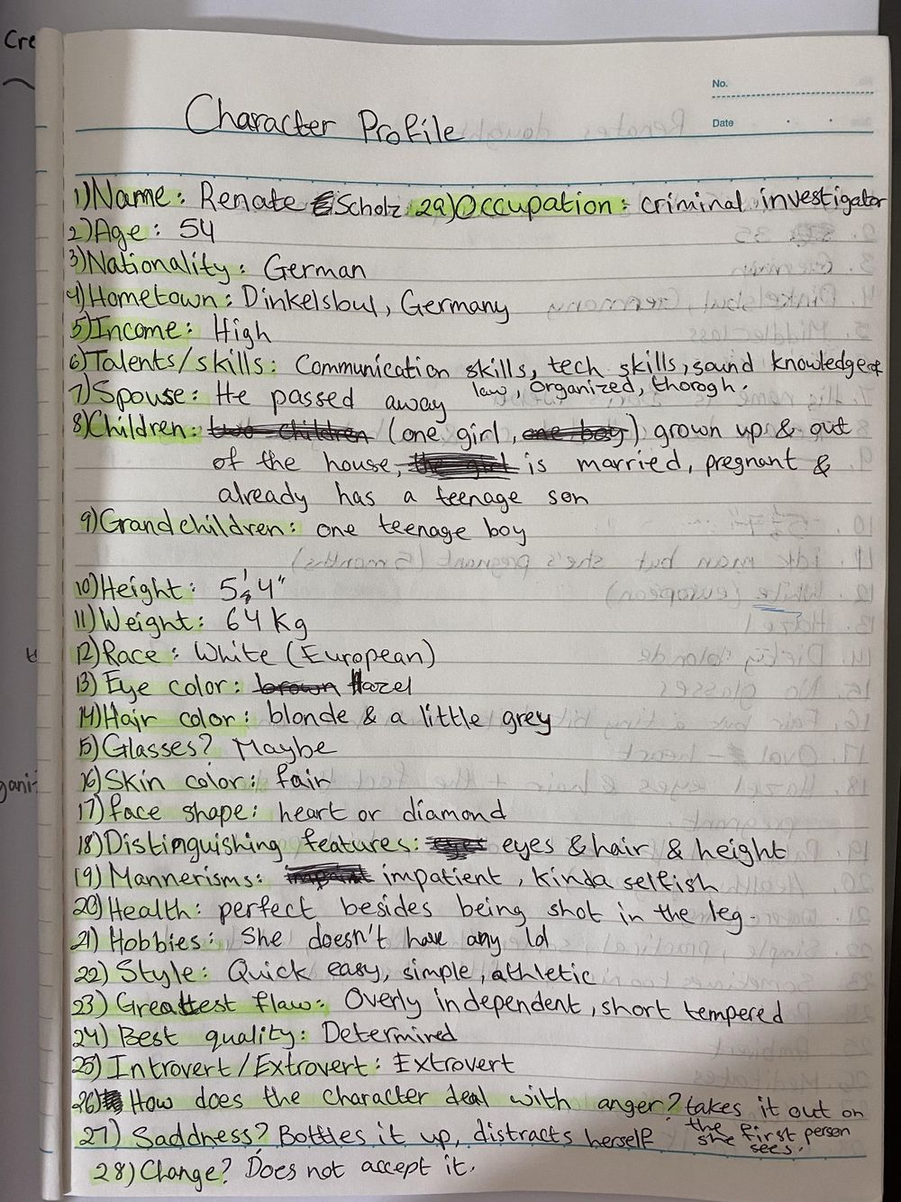 exercises from the workbook | Skillshare Student Project