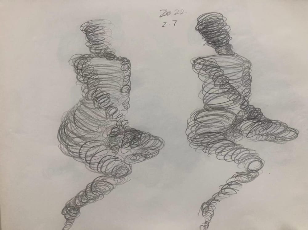 Experimental drawing for gestures | Skillshare Student Project