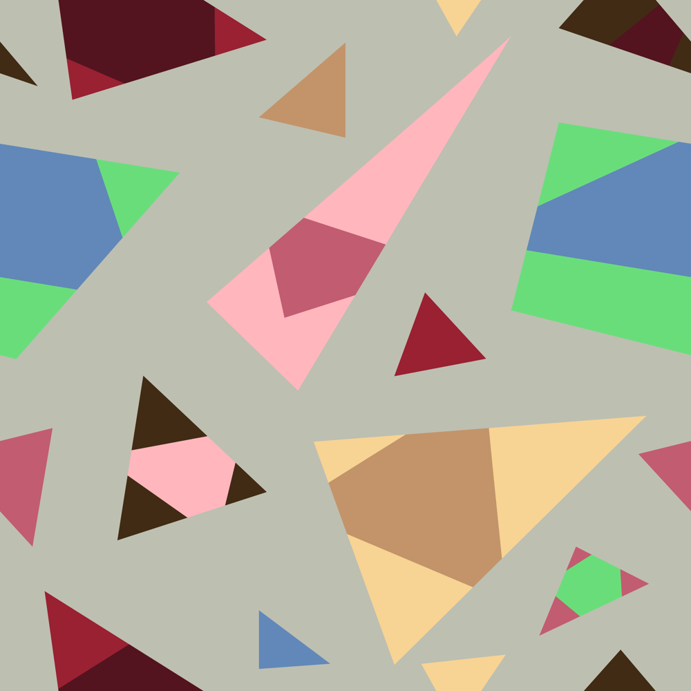 Triangles, chickens, roses, horses, cacti | Skillshare Student Project