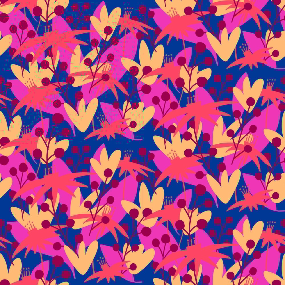 Blocky flowers | Skillshare Student Project