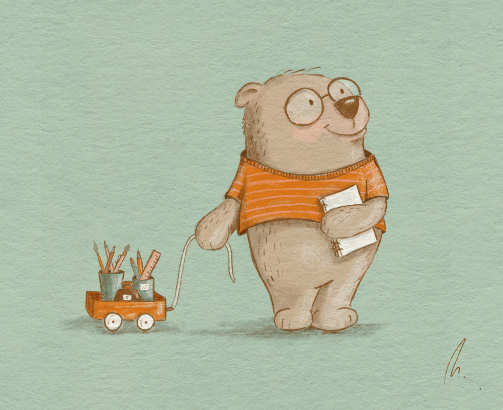 My version of Lisa's bear | Skillshare Student Project