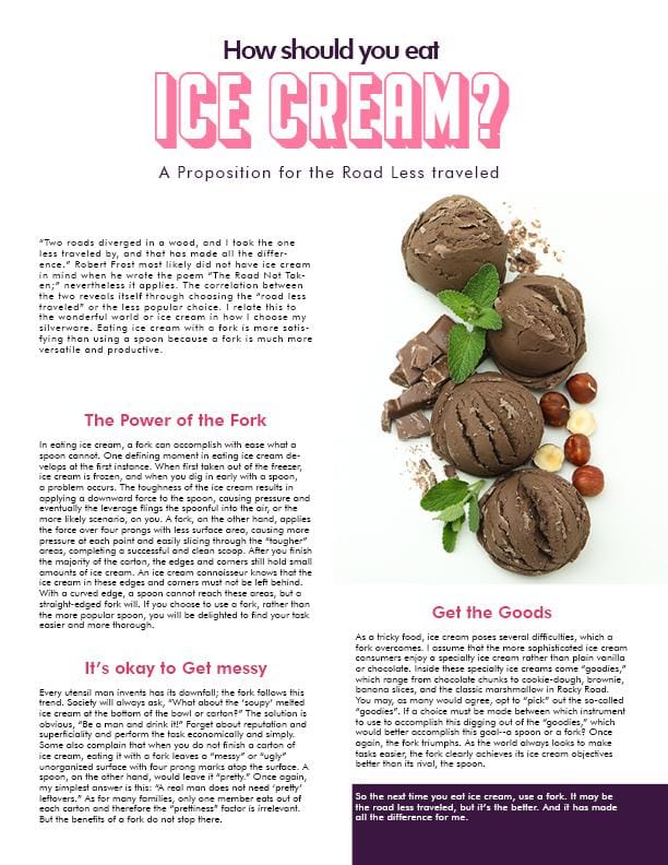 InDesign practice | Skillshare Student Project