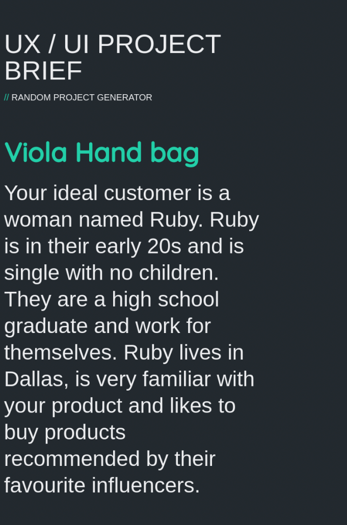 Viola Handbags | Skillshare Student Project