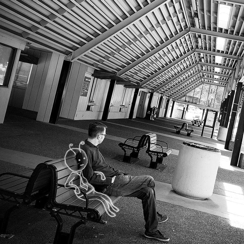 Alone at the bus station | Skillshare Student Project