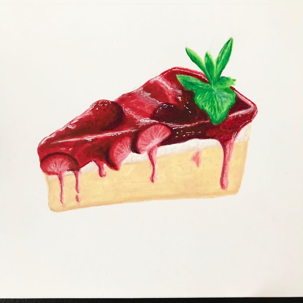 Cake illustration with markers and color pencils | Skillshare Student ...