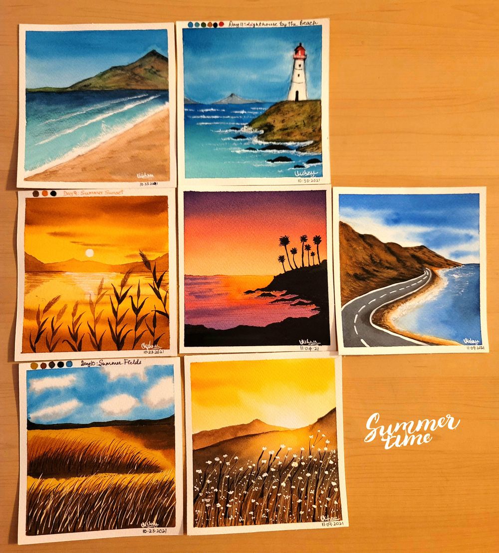 30 Days Watercolor Challenge: Let's Celebrate World Watercolor Month ...