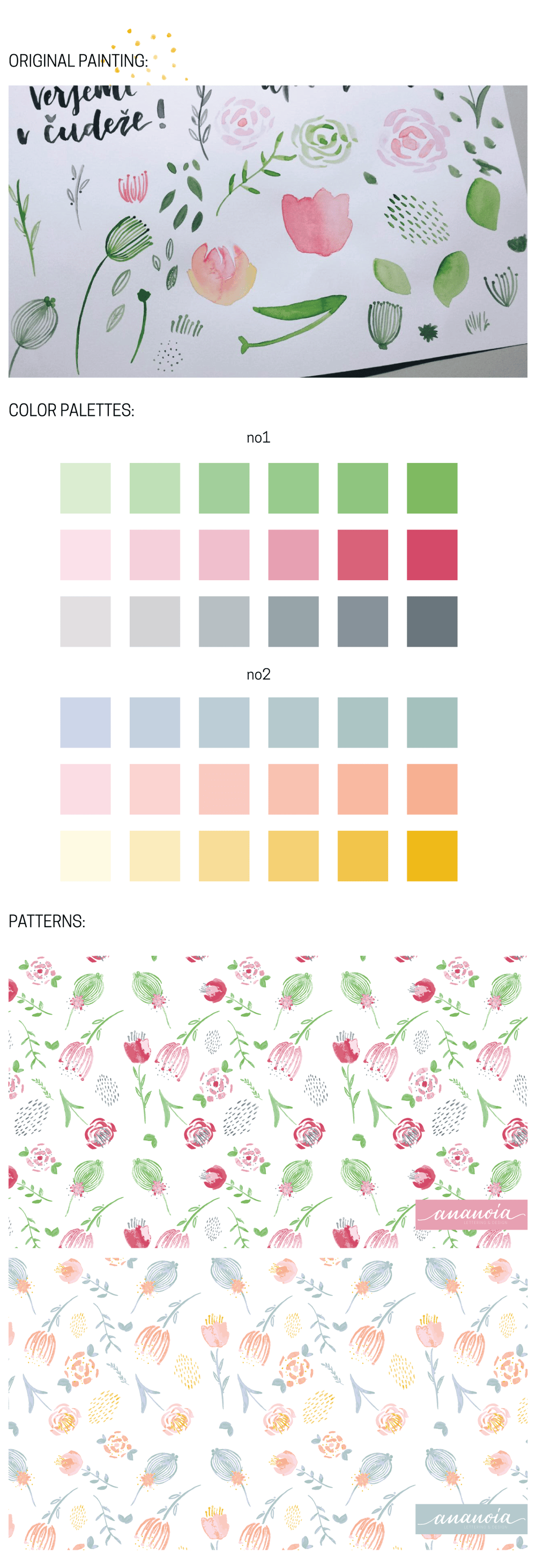 Floral pattern | Skillshare Student Project