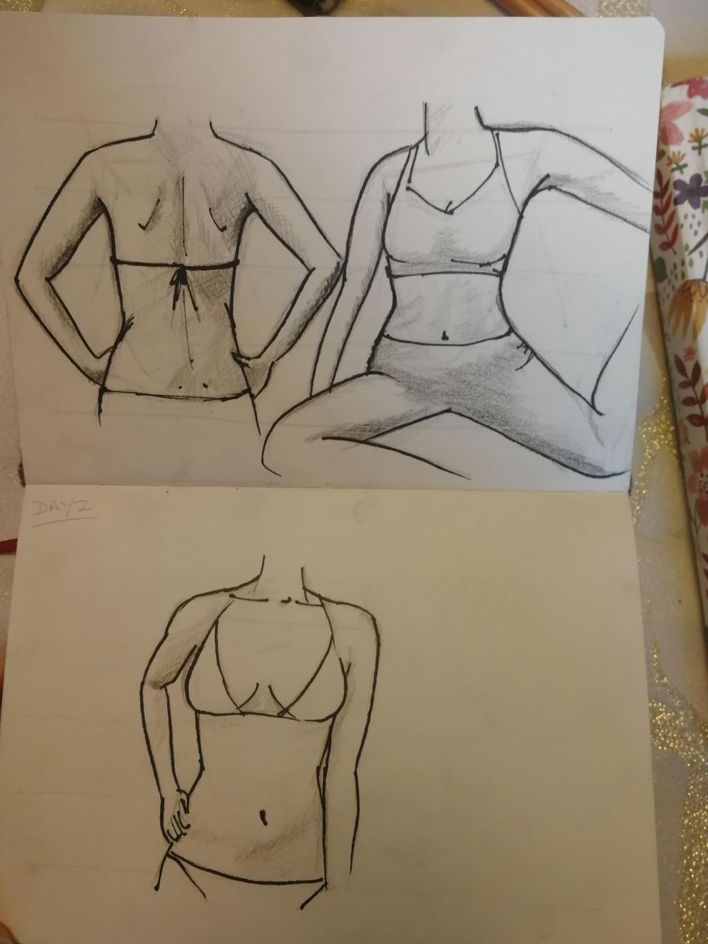 Female Torso Basic Shapes | Skillshare Student Project