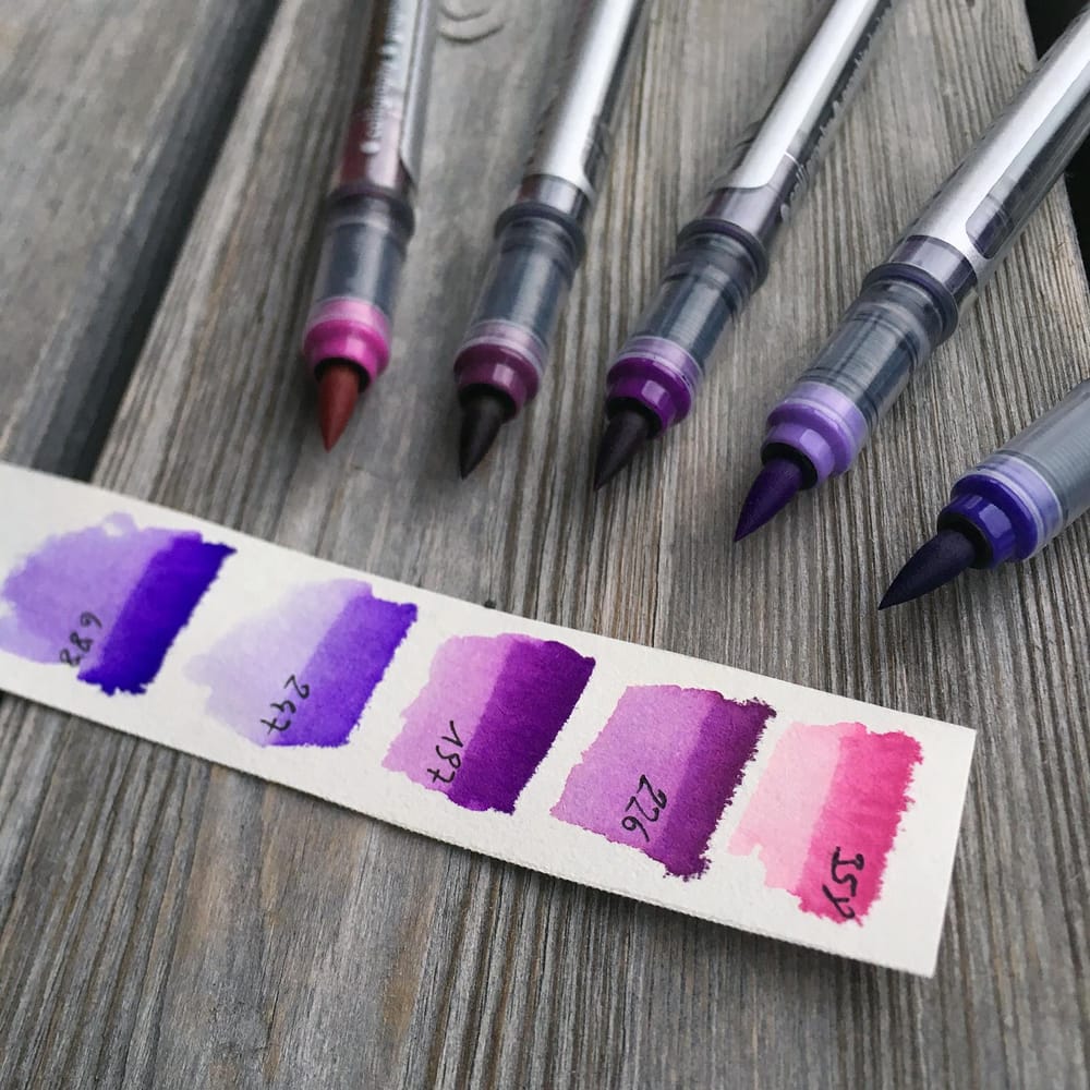 My Color Charts with watercolor brush markers | Skillshare Student Project