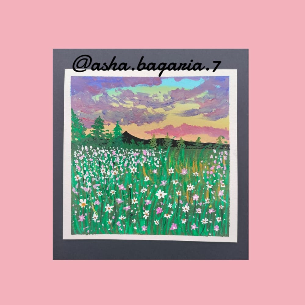 Expressive daisy field | Skillshare Student Project