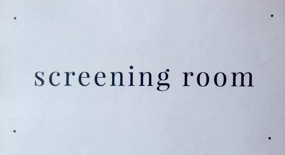 Screening Room page header | Skillshare Student Project