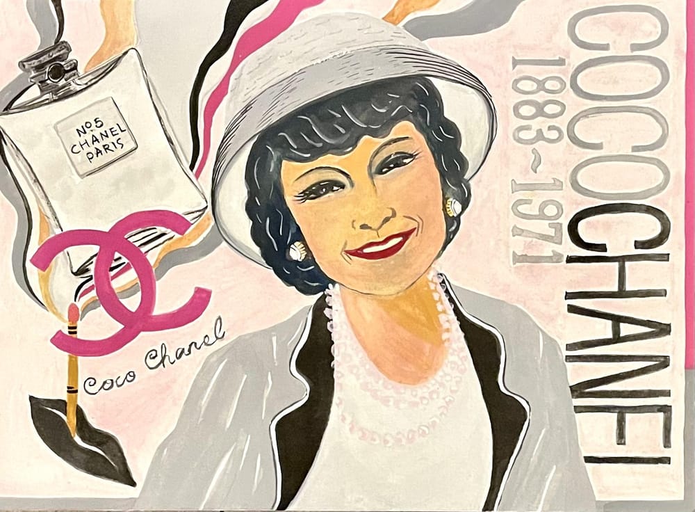 Coco CHANEL (Gouache) | Skillshare Student Project