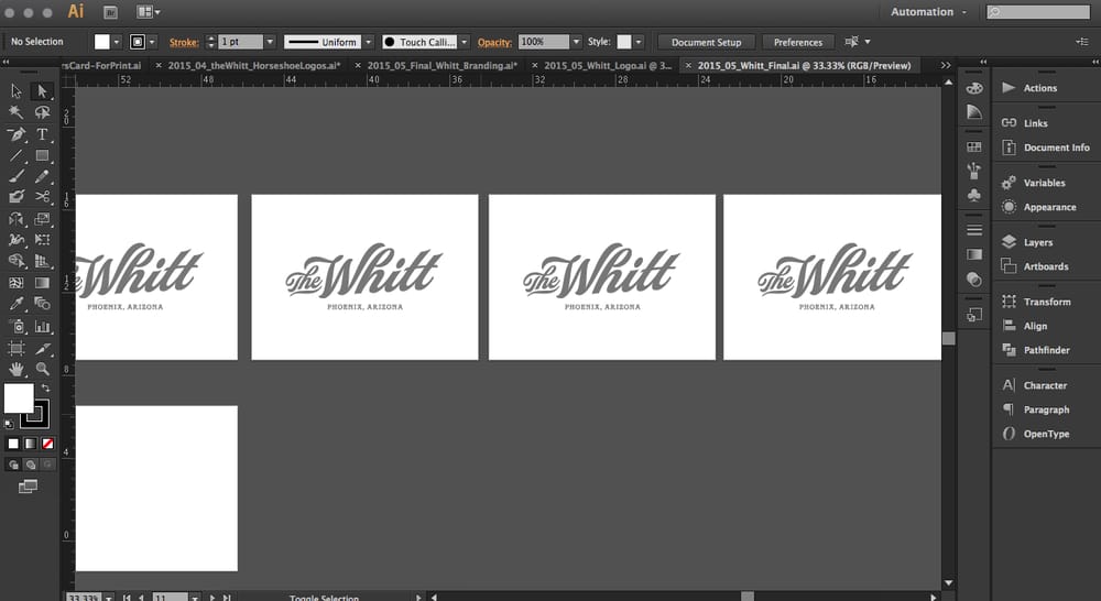 The Whitt Logotype | Skillshare Student Project
