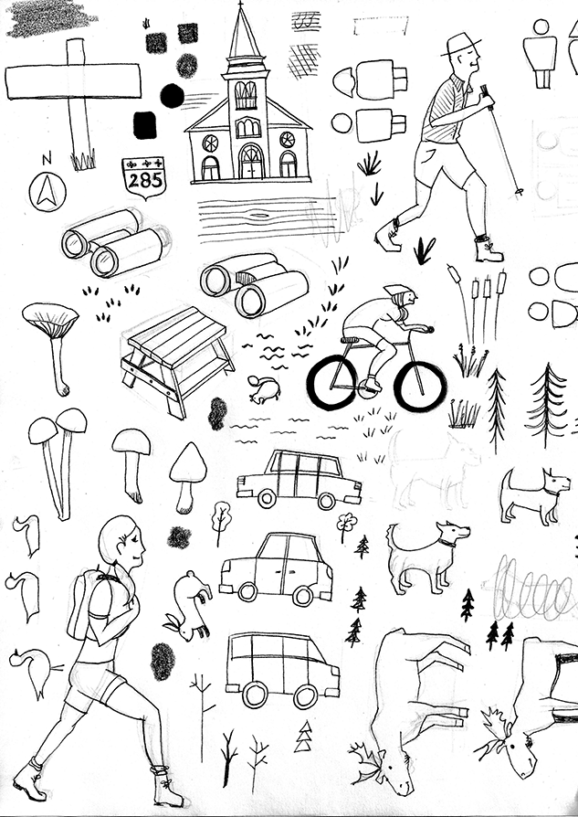 Hiking map | Skillshare Student Project