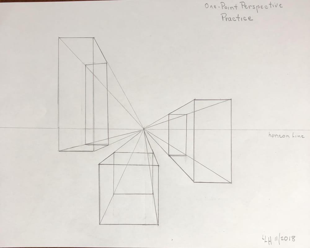 One-point Perspective | Skillshare Student Project