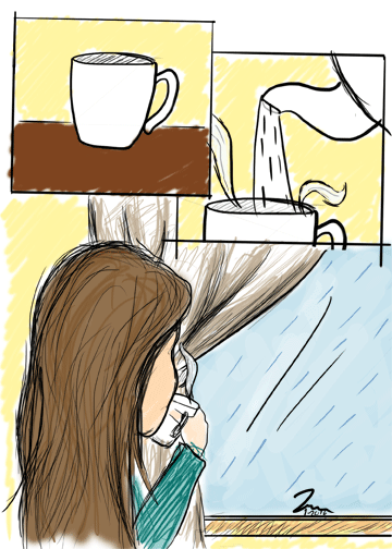 It was raining today | Skillshare Student Project