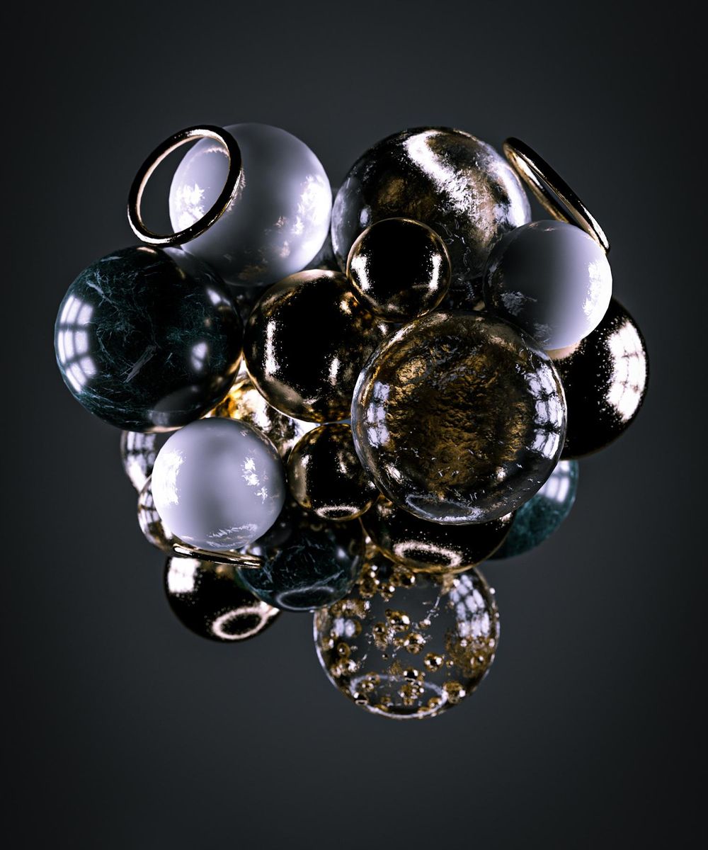 15 Spheres on Grey | Skillshare Student Project