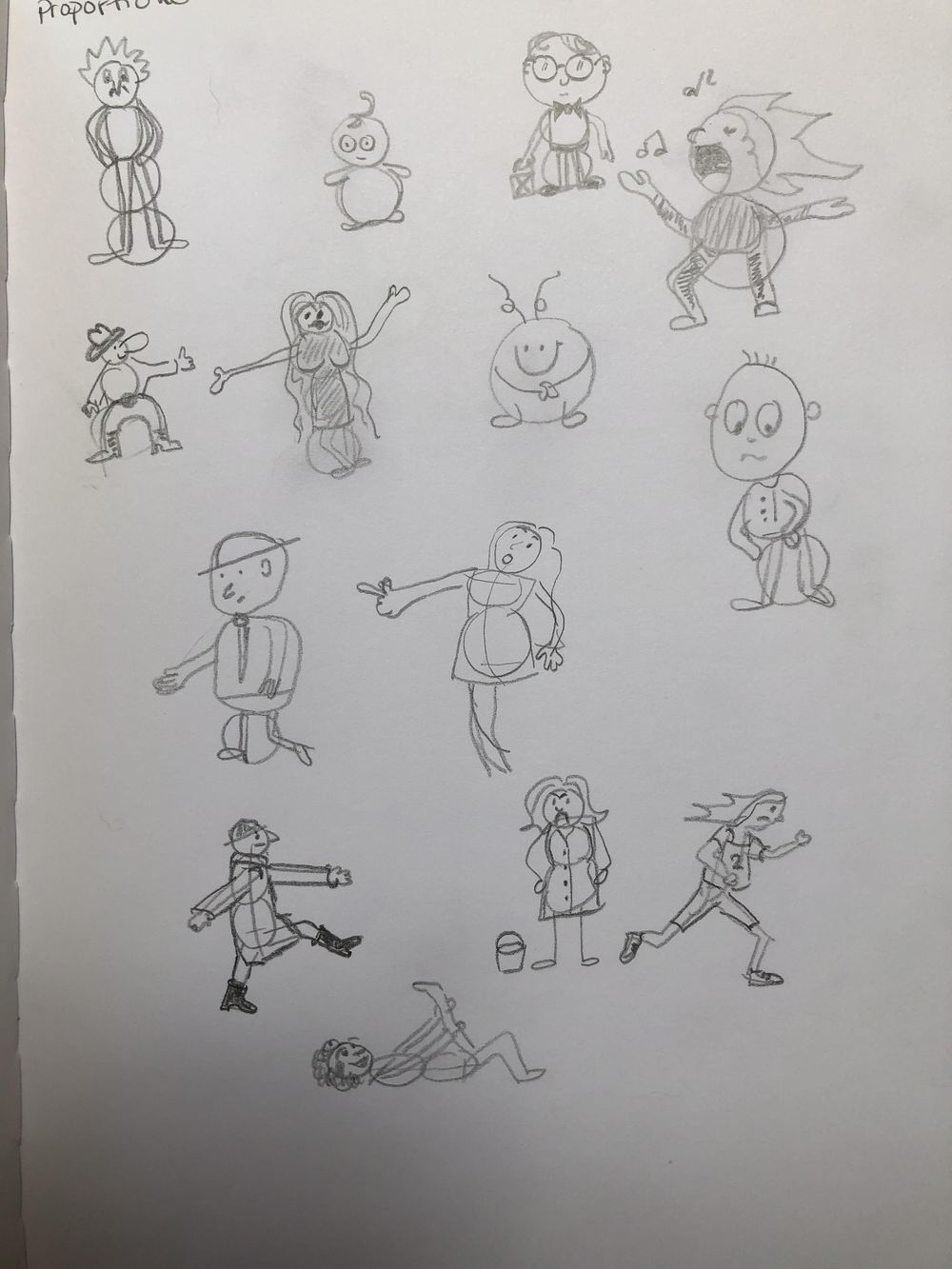 Anatomy exercises (updated) | Skillshare Student Project