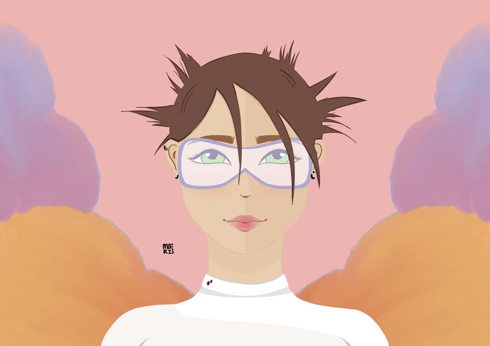 Drawing People Portraits with Procreate Symmetry | Skillshare Student ...