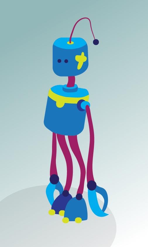 Robot in Illustrator | Skillshare Student Project