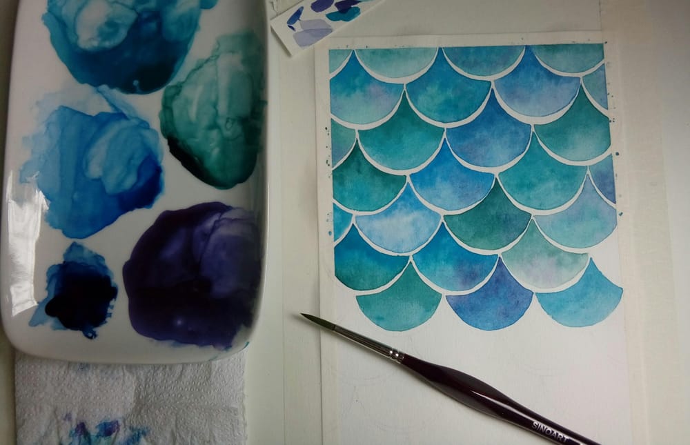 Mermaid texture | Skillshare Student Project