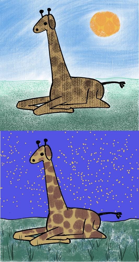 Adding texture to Procreate images | Skillshare Student Project