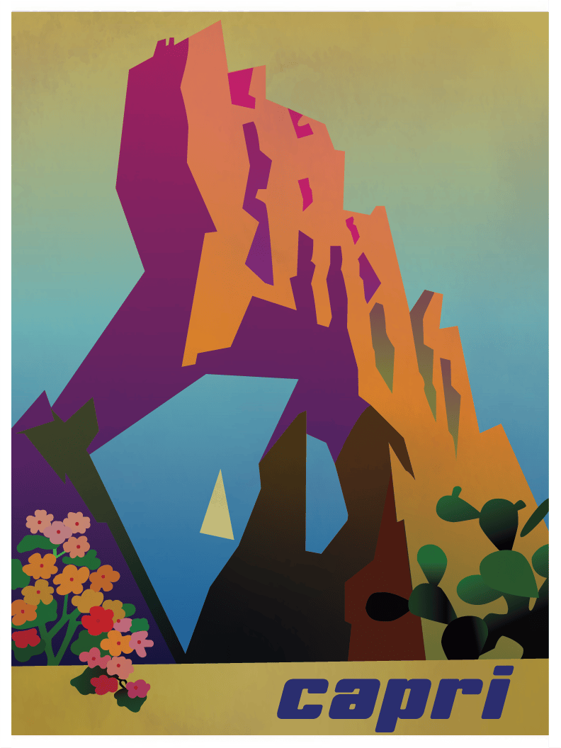 Capri Poster Rework | Skillshare Student Project