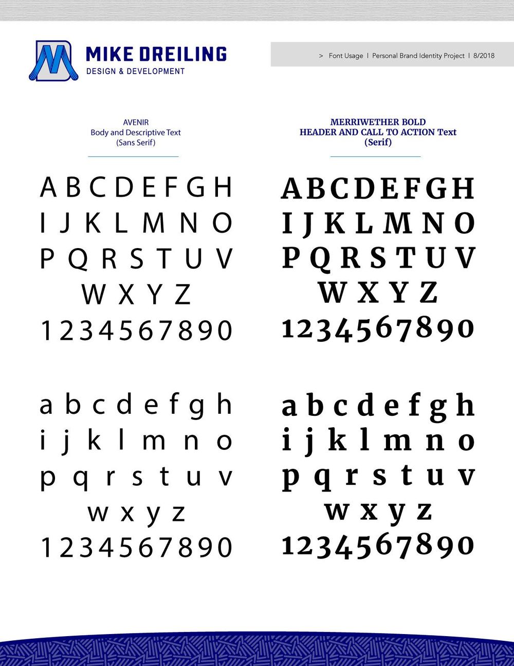 Mike Dreiling Design & Development | Skillshare Student Project