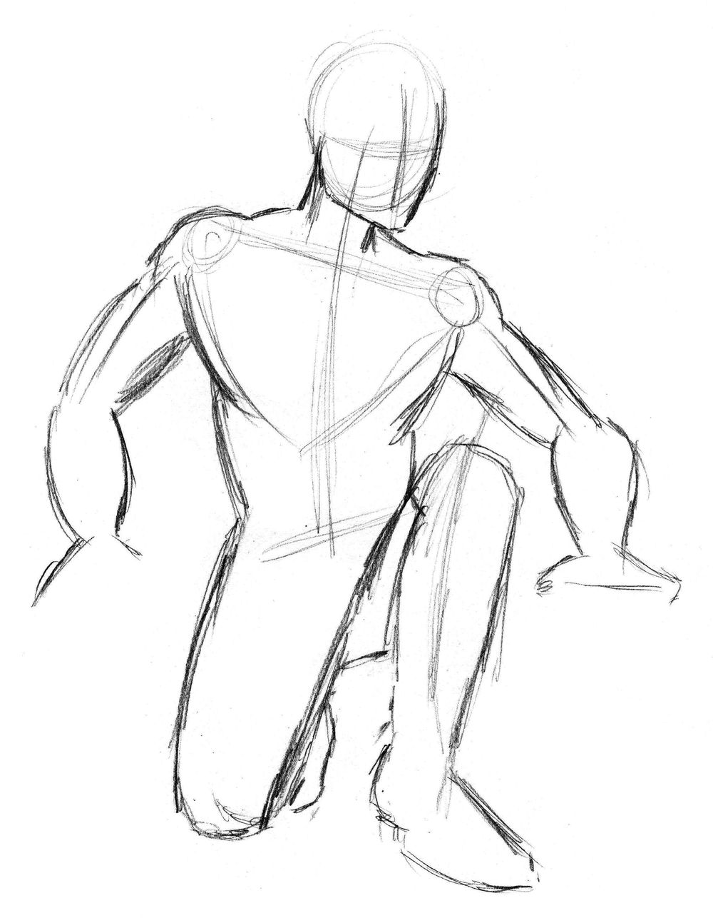 Sketching dynamic poses | Skillshare Student Project