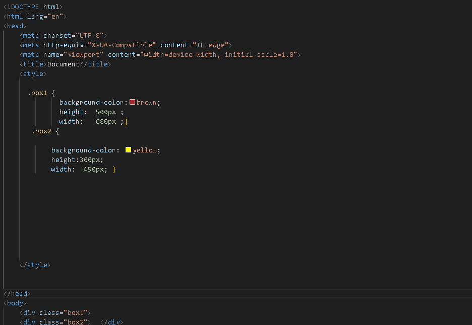 Html Div 3 & 4 project | Skillshare Student Project