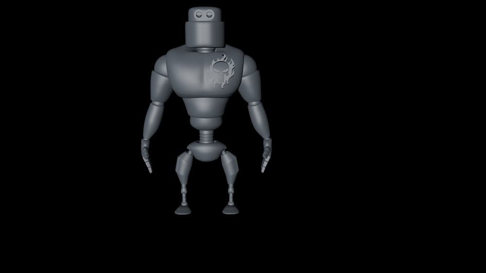 robot character 3d | Skillshare Student Project