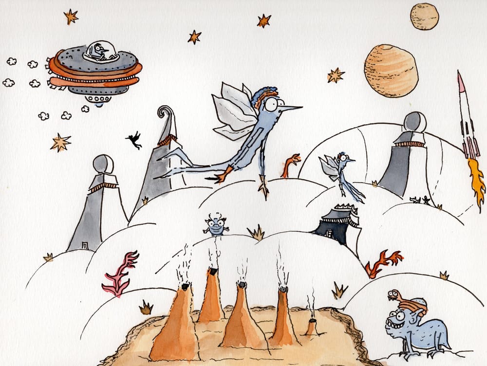 Aliens and Alien World | Skillshare Student Project