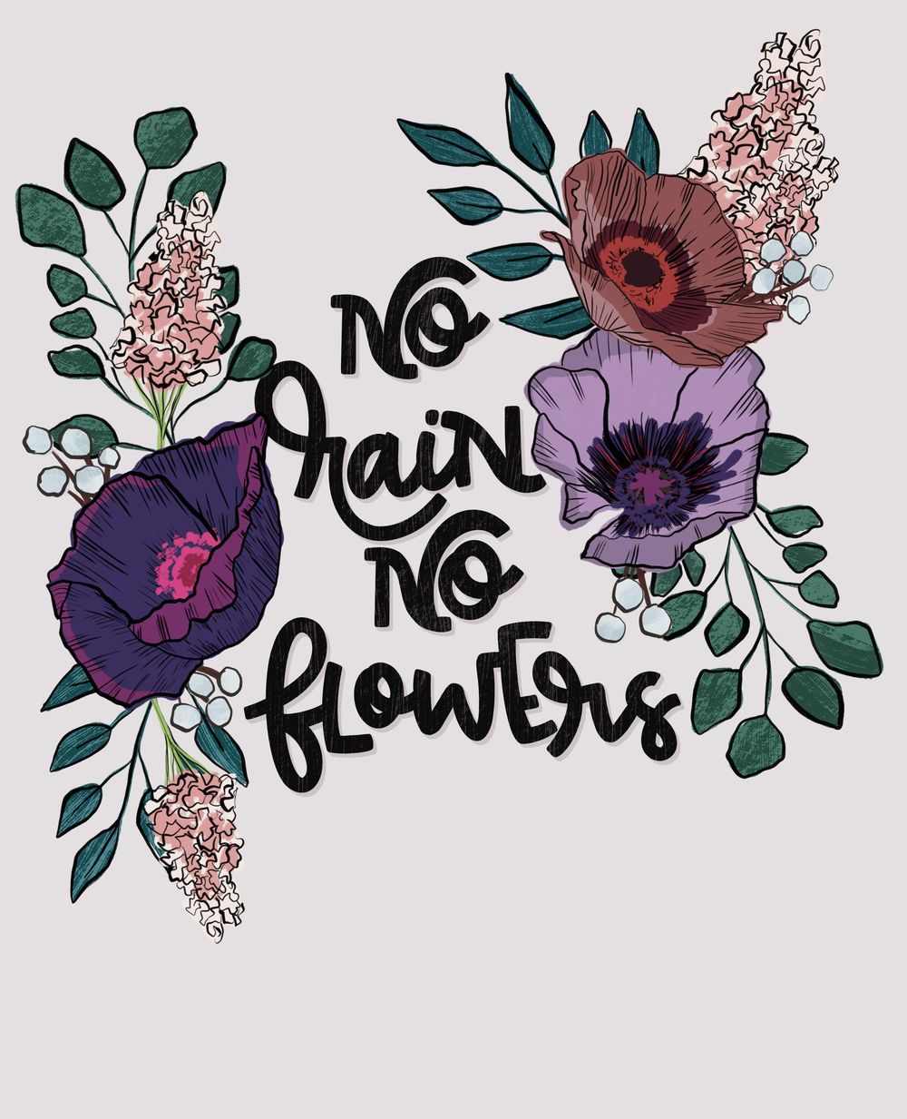 No Rain No Flower | Skillshare Student Project