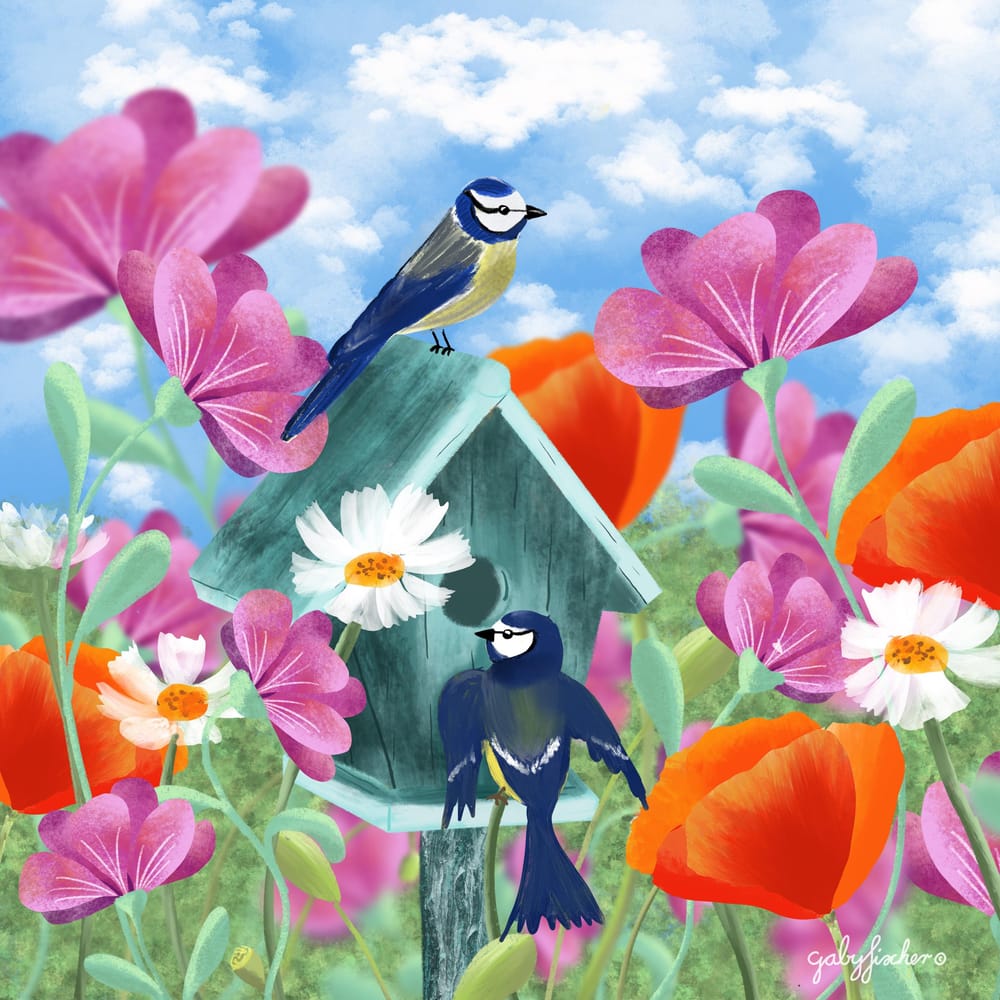 Spring Class part one finally finished!! | Skillshare Student Project