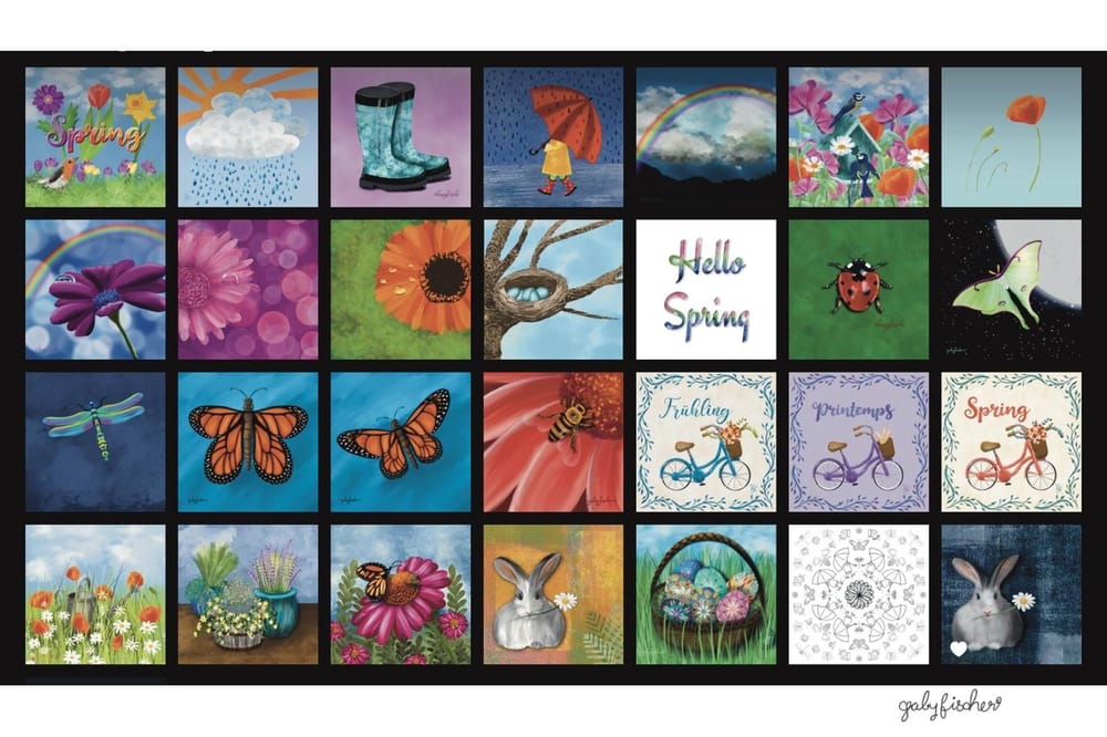 Spring Class part one finally finished!! | Skillshare Student Project