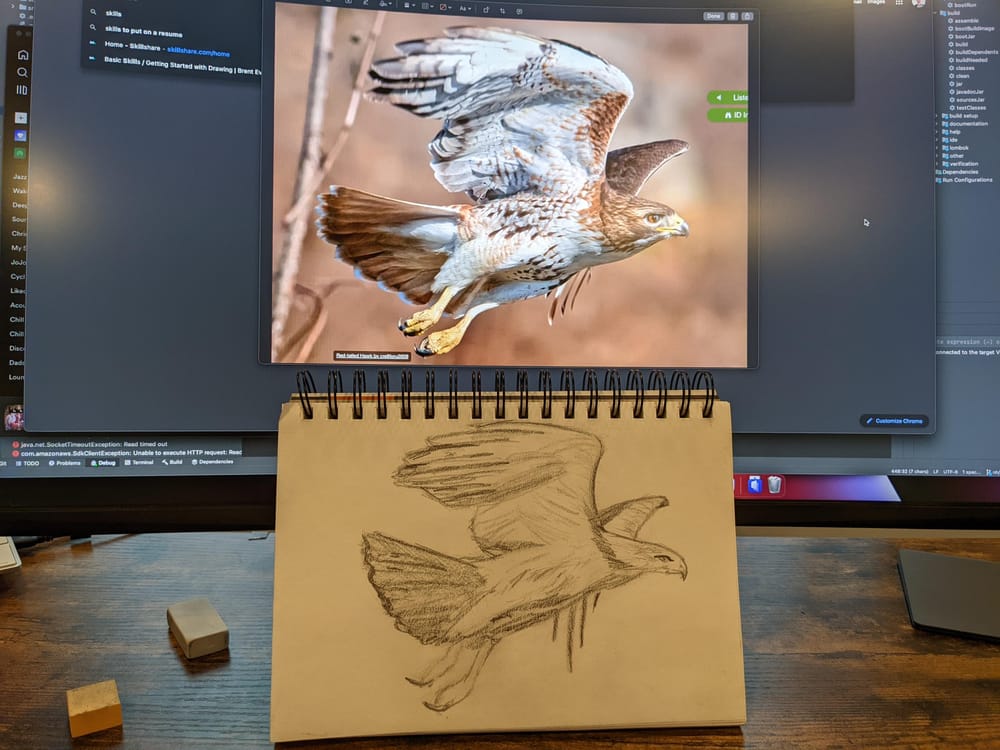 First ever real drawing | Skillshare Student Project