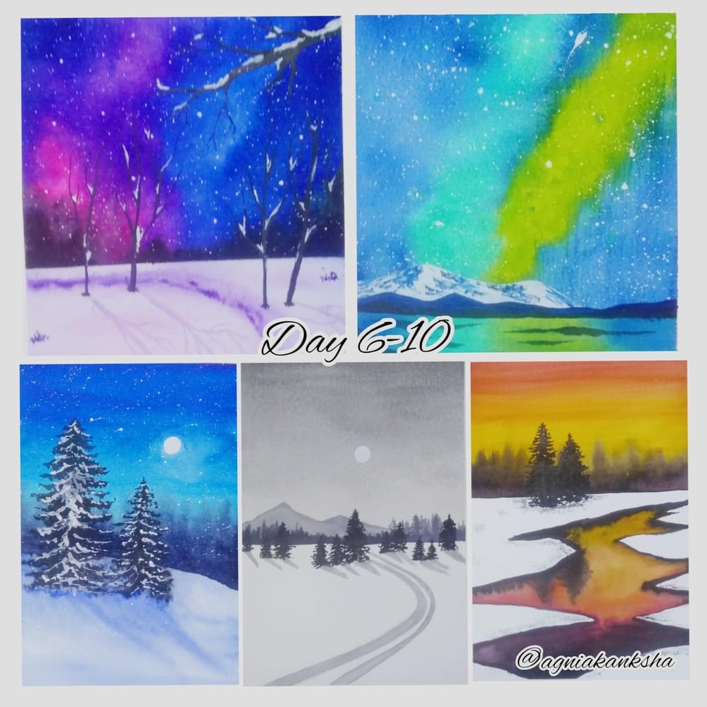 30 day watercolour challenge | Skillshare Student Project