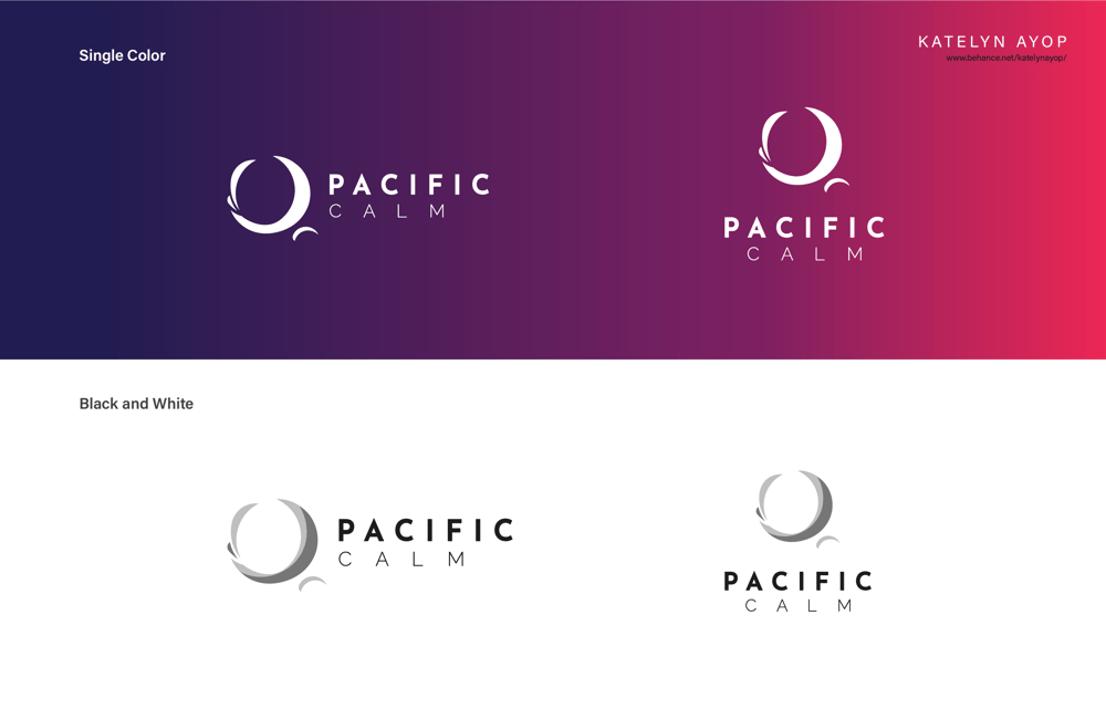 THE GOLDEN RATIO | PACIFIC CALM - LOGO DESIGN | Skillshare Student Project