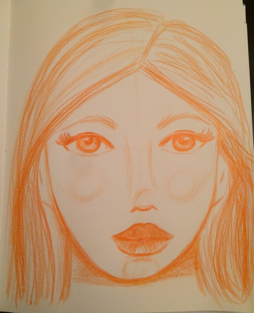 Whimsical face | Skillshare Student Project