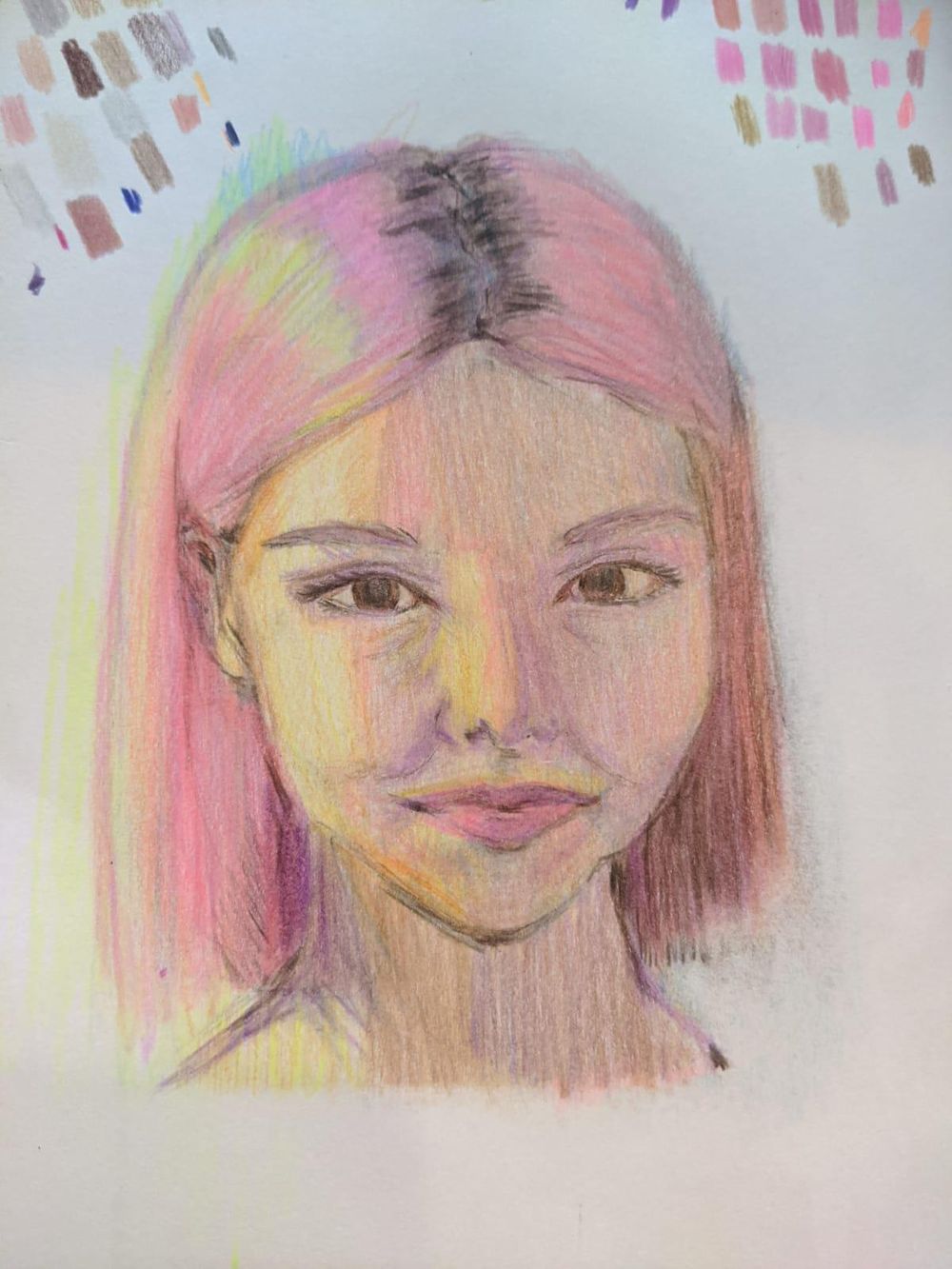 Coloured Pencil Portrait | Skillshare Student Project