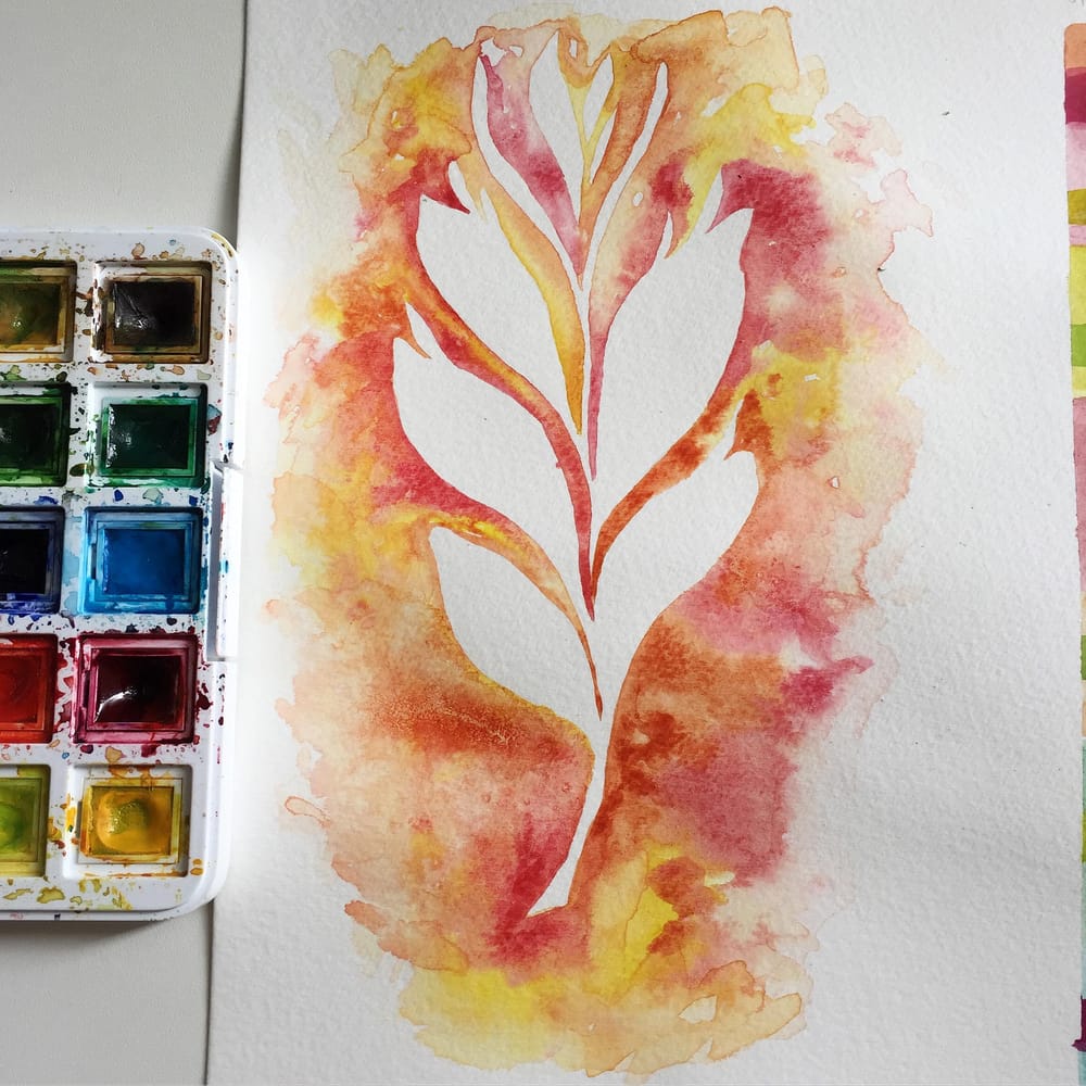 Negative space, masking fluid and white ink exercises | Skillshare Student Project