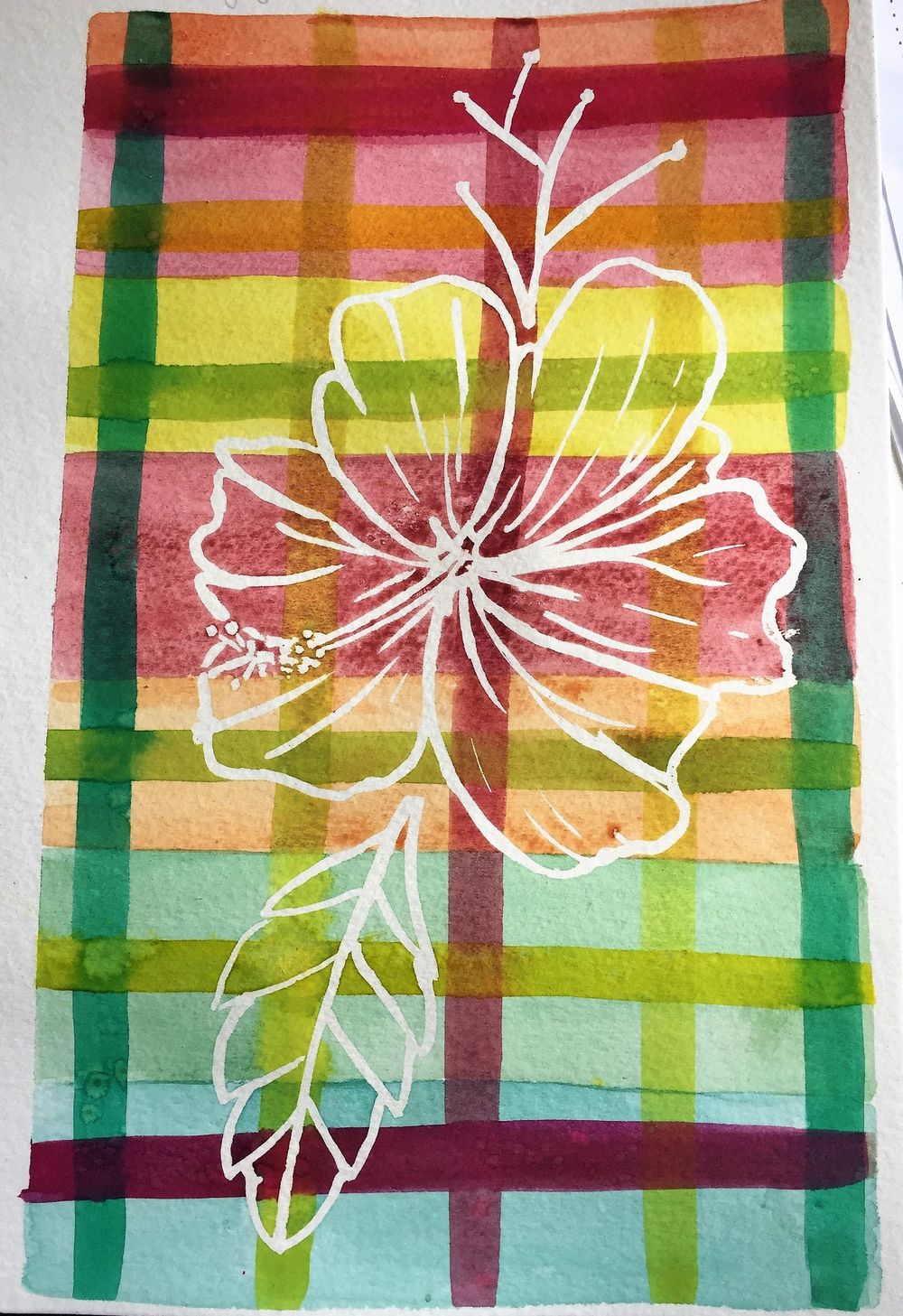 Negative space, masking fluid and white ink exercises | Skillshare Student Project