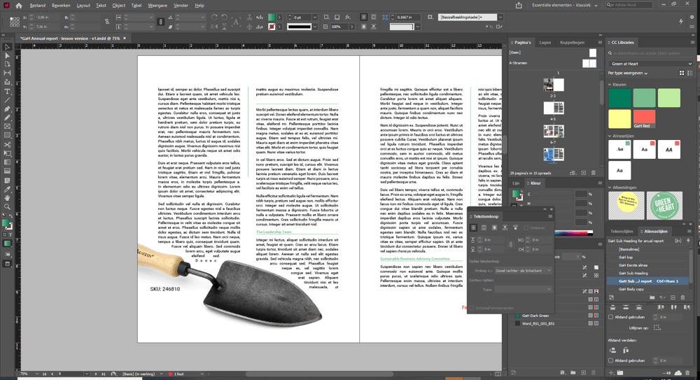 InDesign Class exercises | Skillshare Student Project