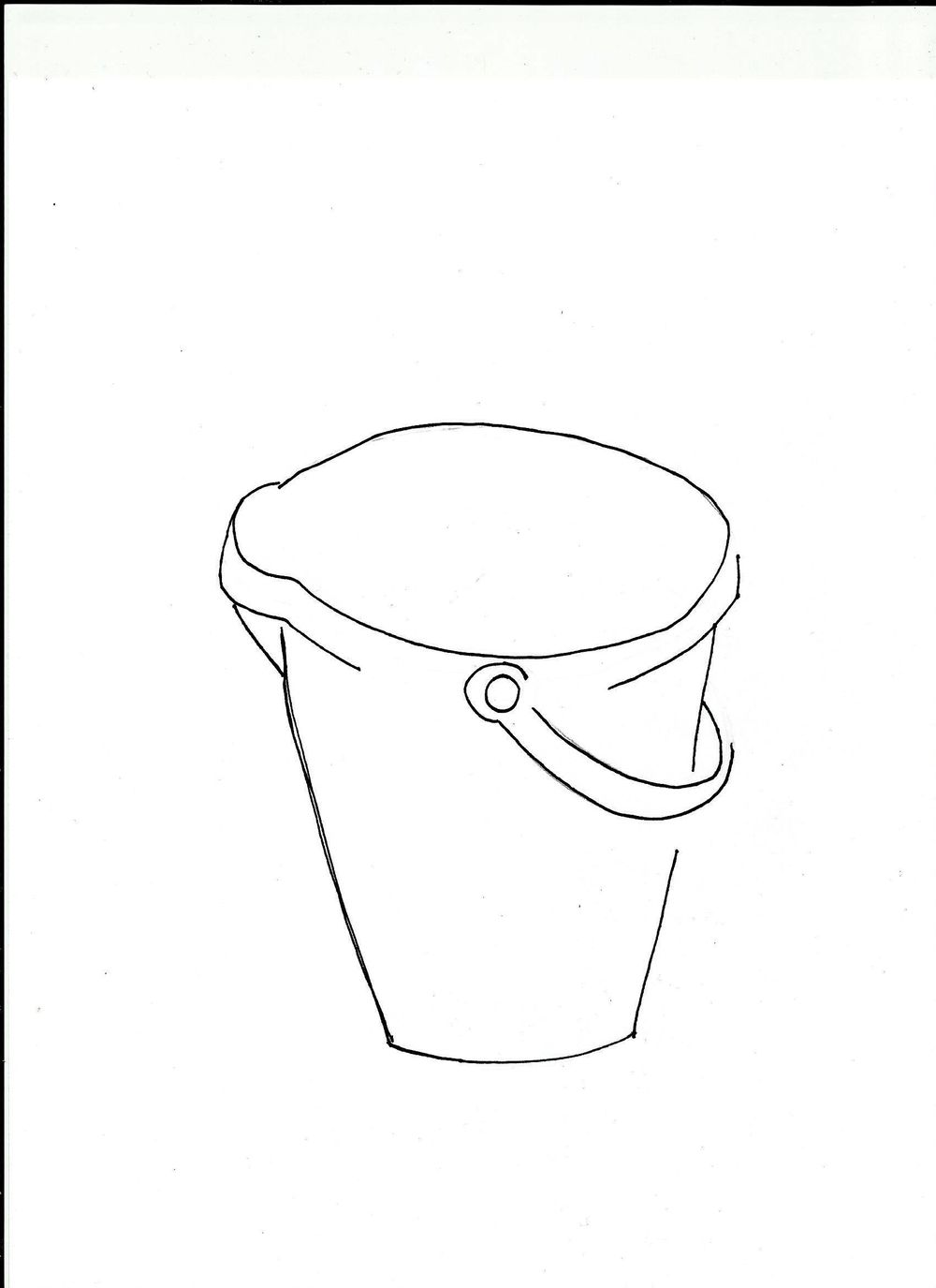 bucket line drawing | Skillshare Student Project