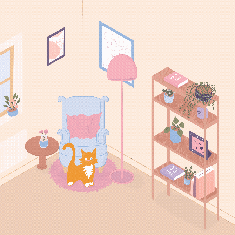 Gatito en cuarto | Skillshare Student Project