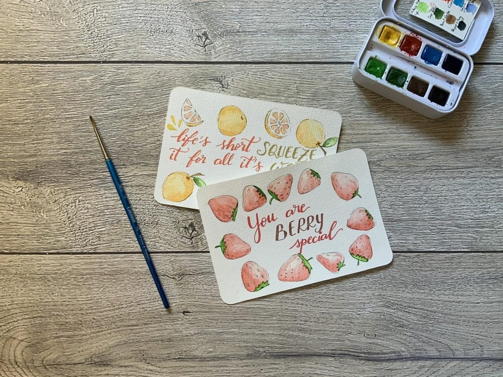 Fruity cards | Skillshare Student Project