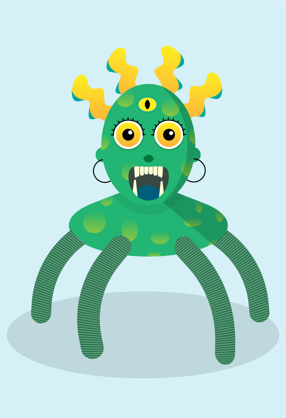 Spirit Monster | Skillshare Student Project