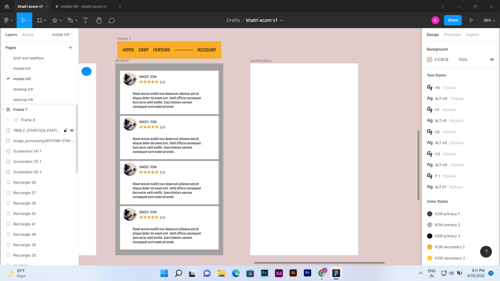 figma design | Skillshare Student Project
