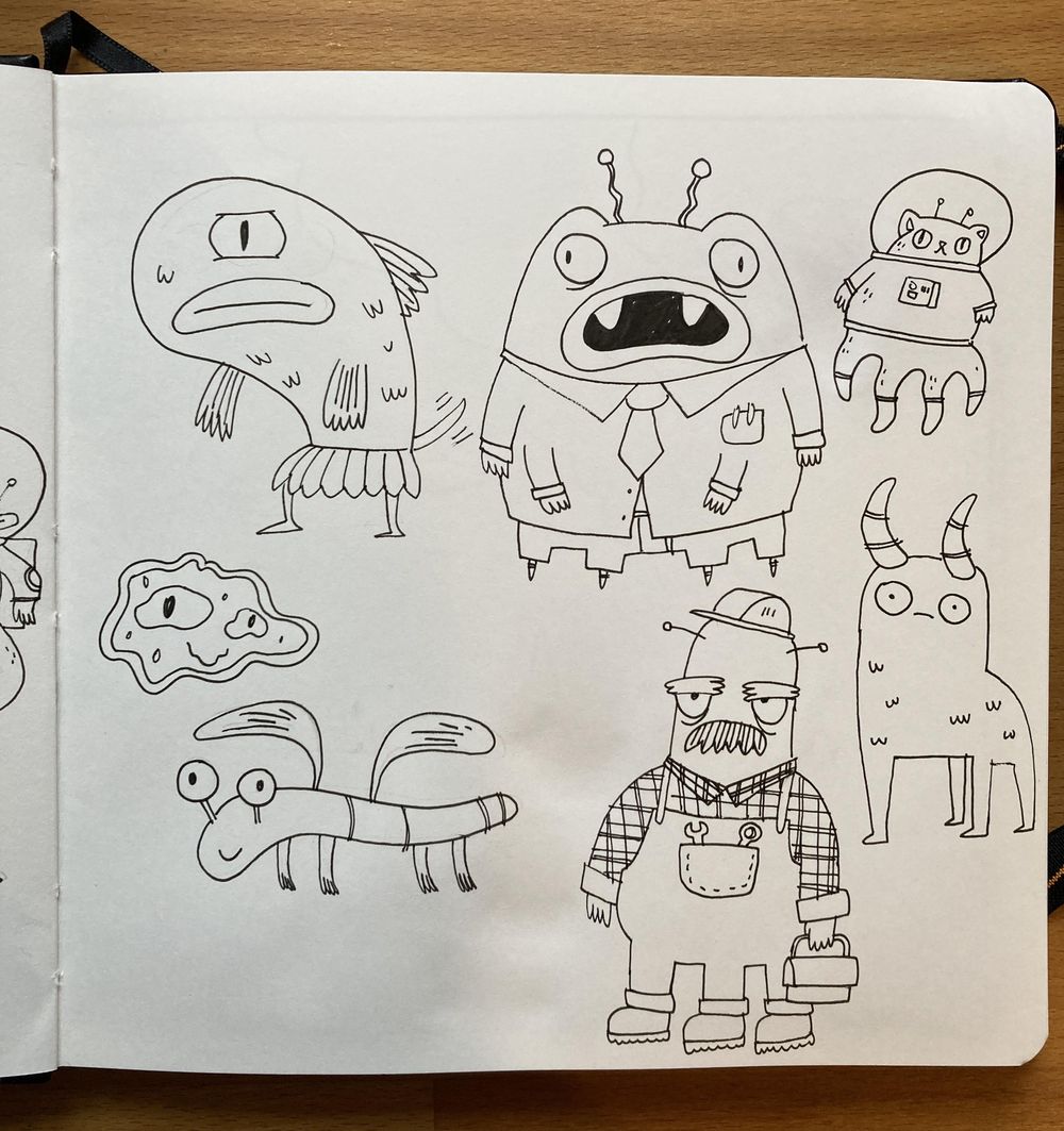 How To Draw ALIENS! | Skillshare Student Project